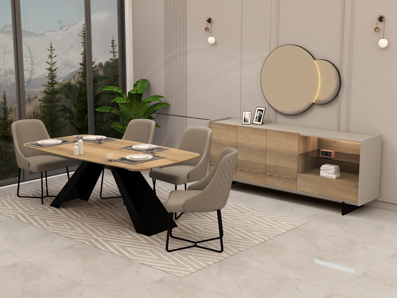 Elara Dining Set - Beauty Home Gallery