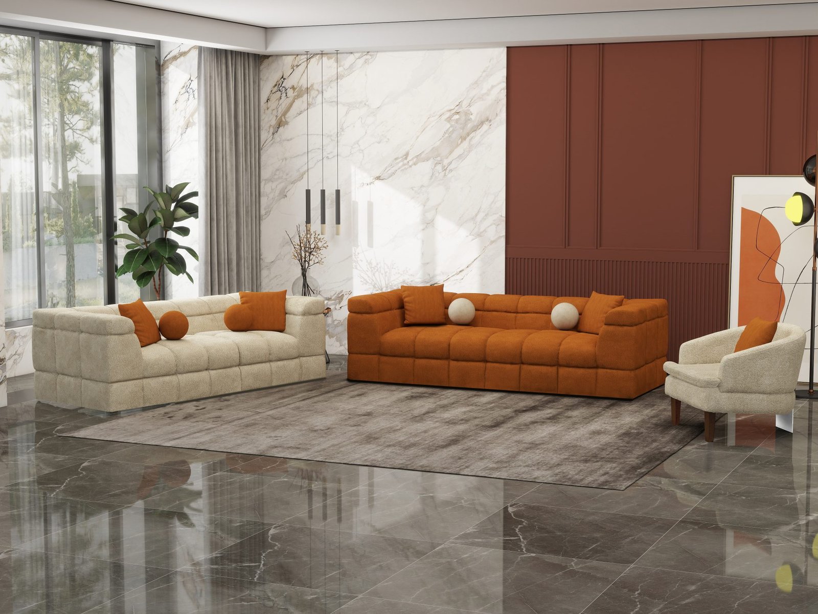 Nevada sofa set - Beauty Home Gallery